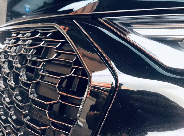 Audi RS3 Honeycomb Front Grill 2017-2020 - Gloss Black – EVOLUTIONAUTO